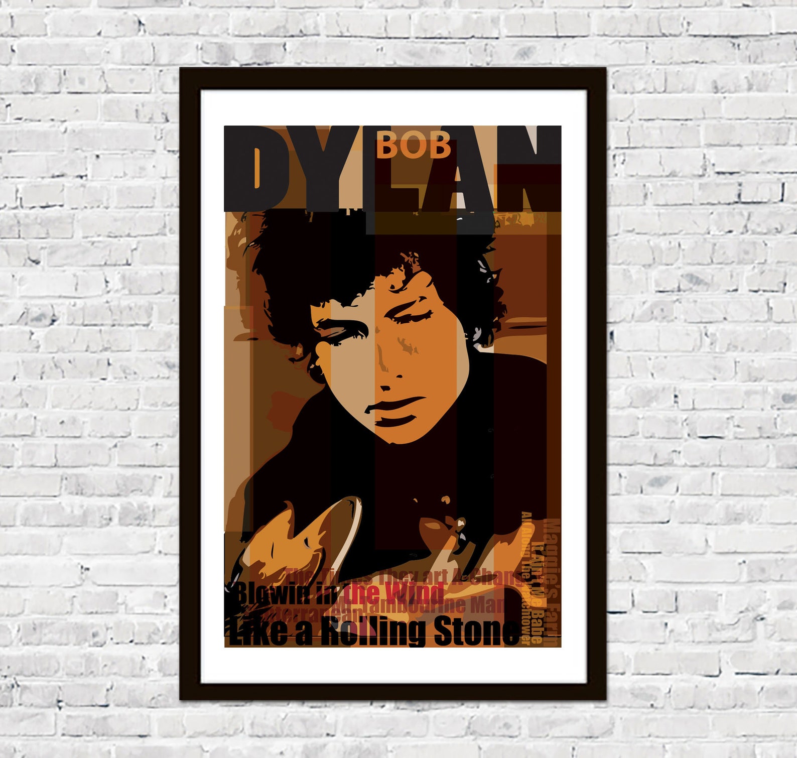 Bob Dylan Poster - Etsy