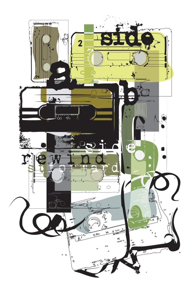 Casette Tapes Poster - Etsy