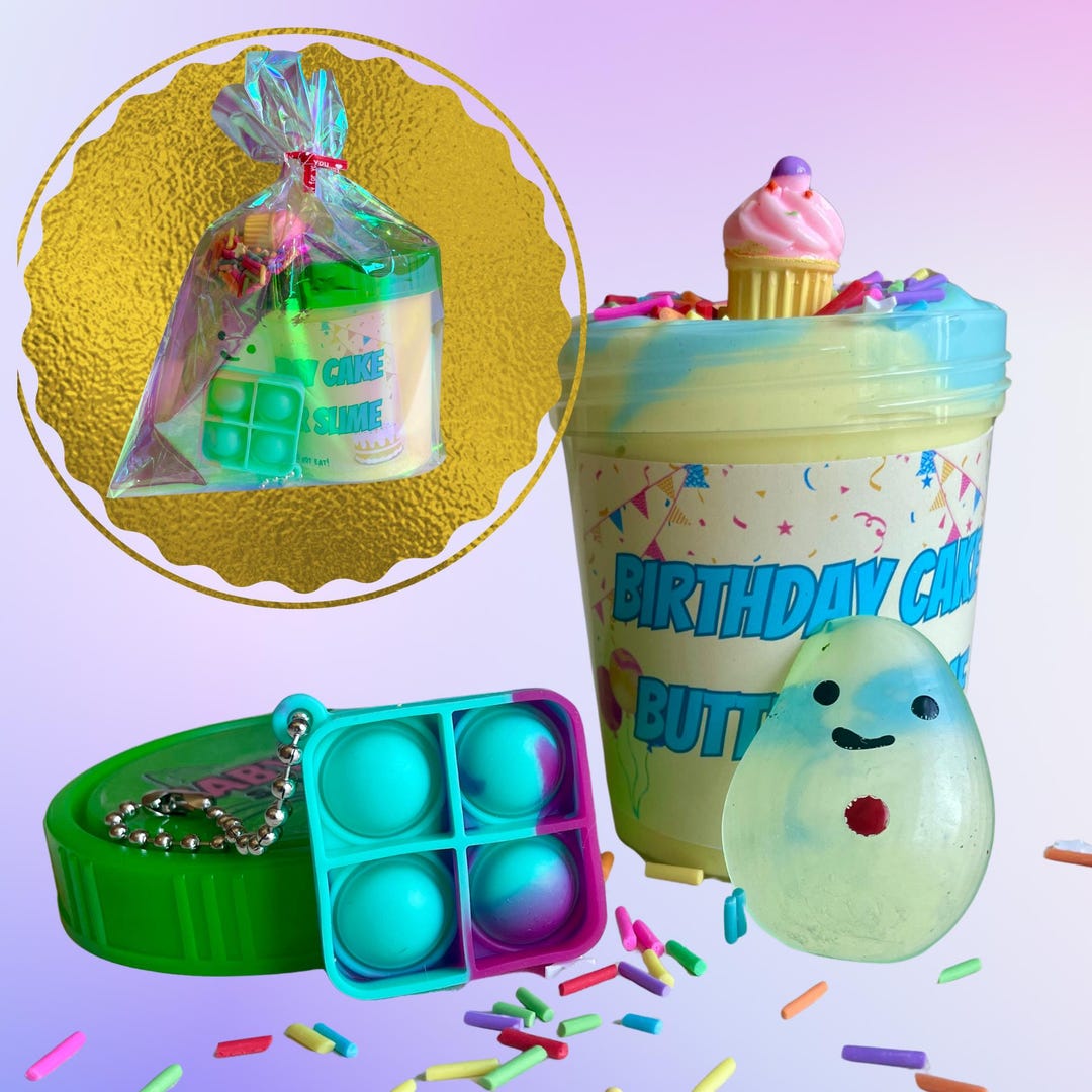 Slime Party Favours - Pre-filled Premade Kids Birthday Party Gift Bags ...