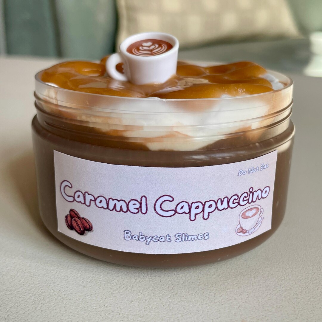 DIY Slime Kit "caramel Cappuccino", Coffee Scented Clear Slime With ...