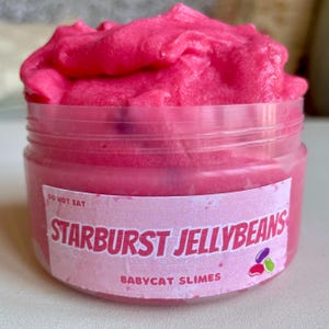 Handmade Jelly Slime: Starburst Jellybeans Scented, Sensory & Stress ...