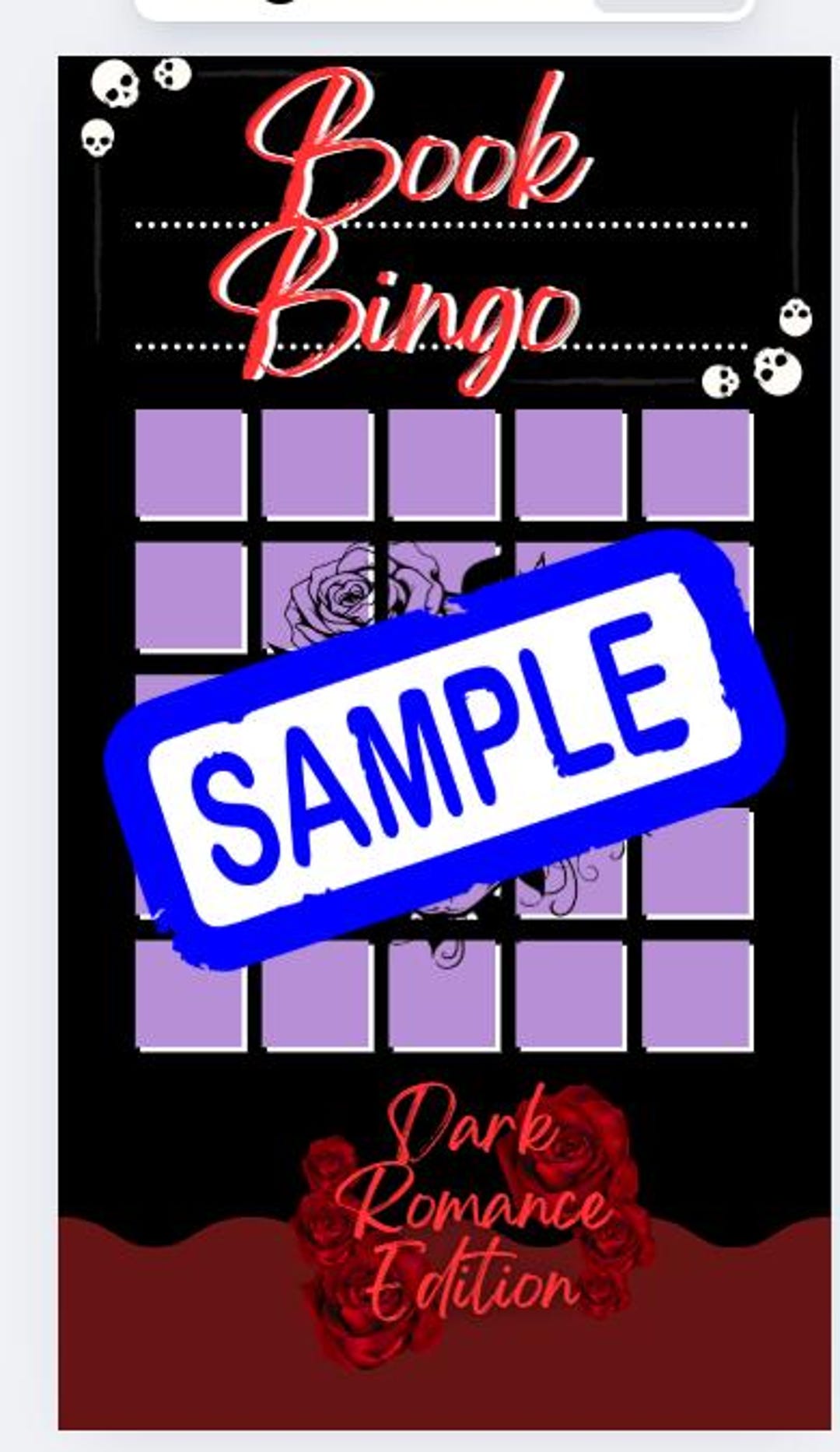 Book Bingo With Genres PRINTABLE and CUSTOMIZABLE GAMES for 15 and up ...