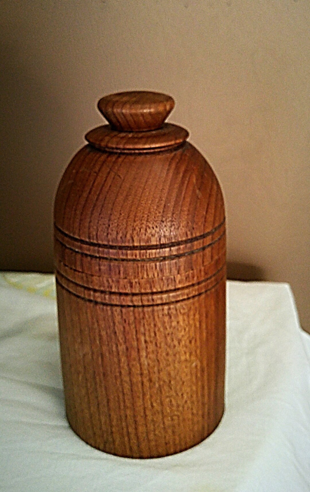 Hand Turned Black Walnut Wood Container-wooden Trinket Holder-jewelry ...