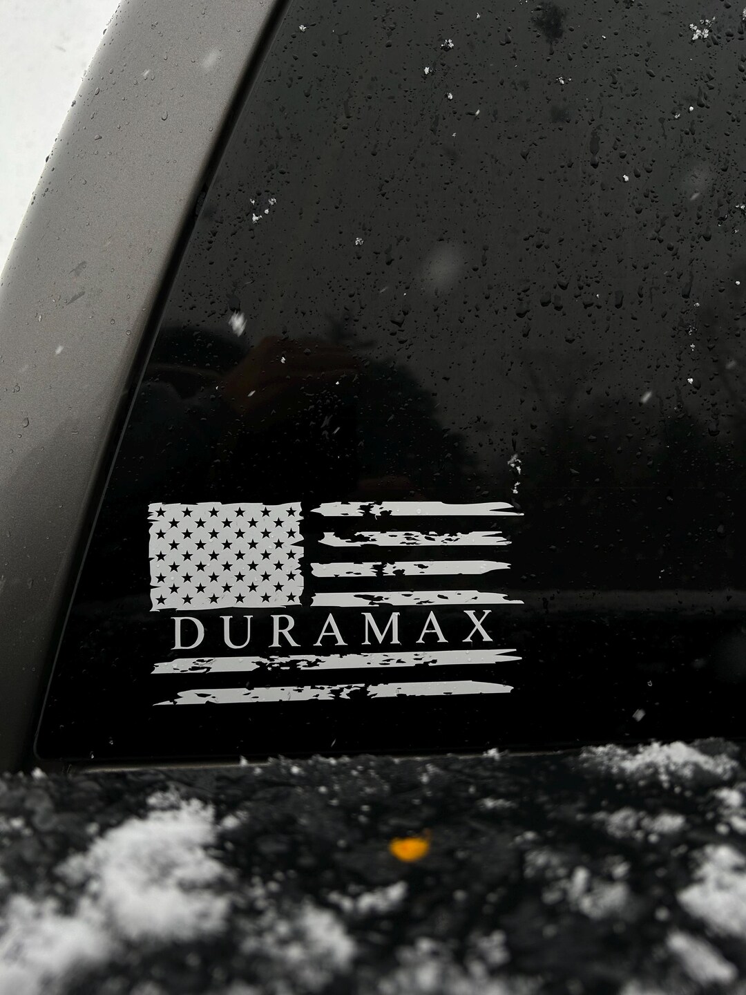 American Flag Duramax Sticker - Etsy