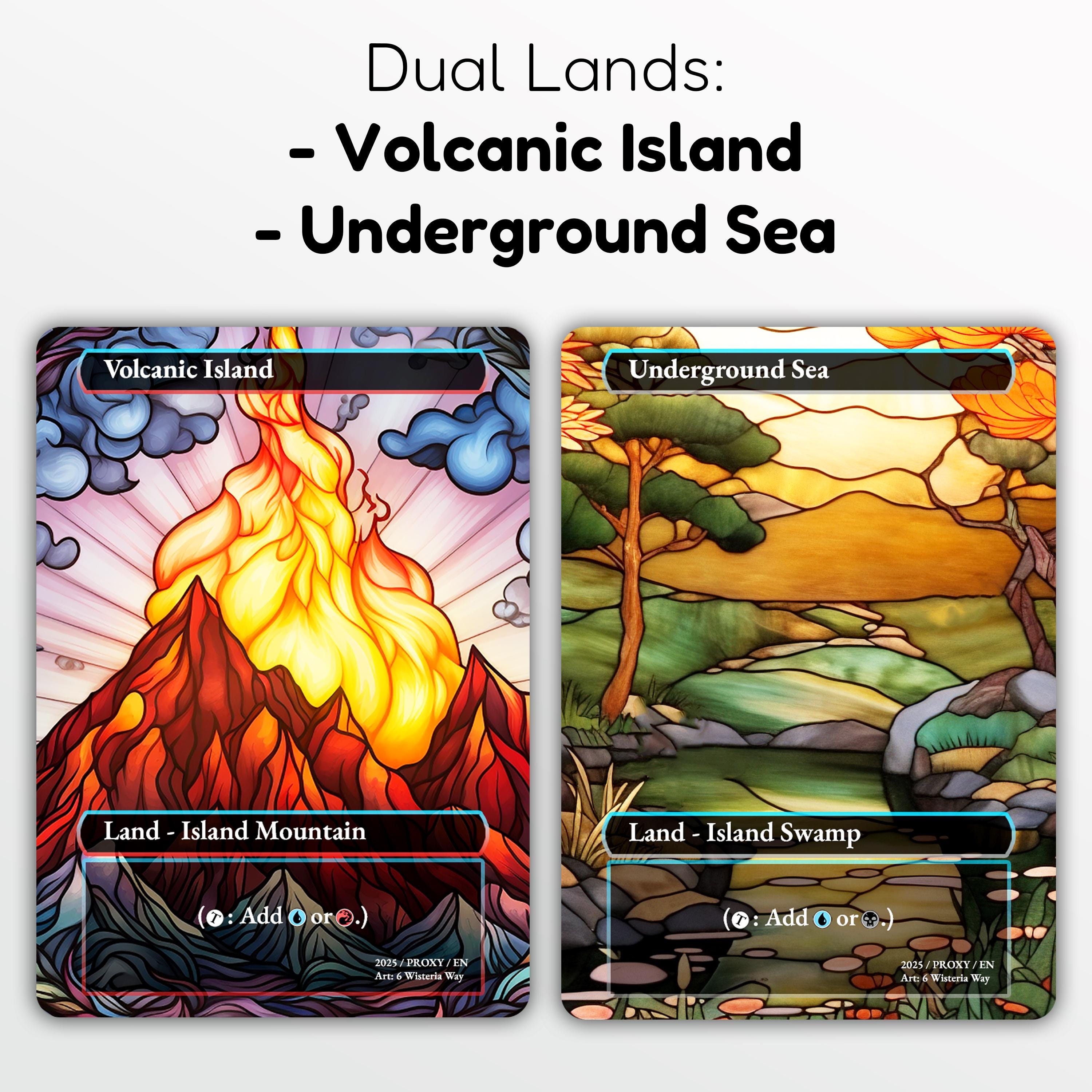 Japanese Dual Lands Cards, Printable MTG Proxy Dual Lands, MTG Dual ...