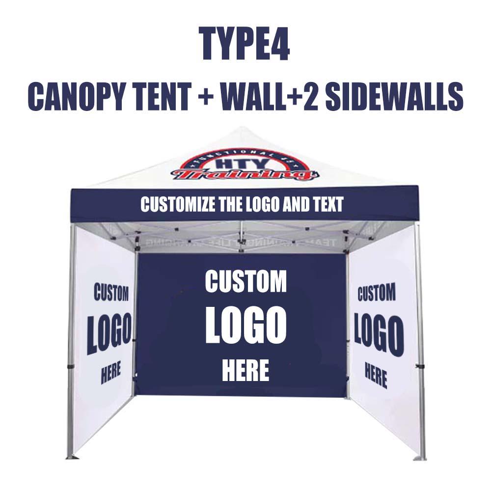 Custom Company Logo Canopy Business Advertising Event Tent 10x10 10x15 ...