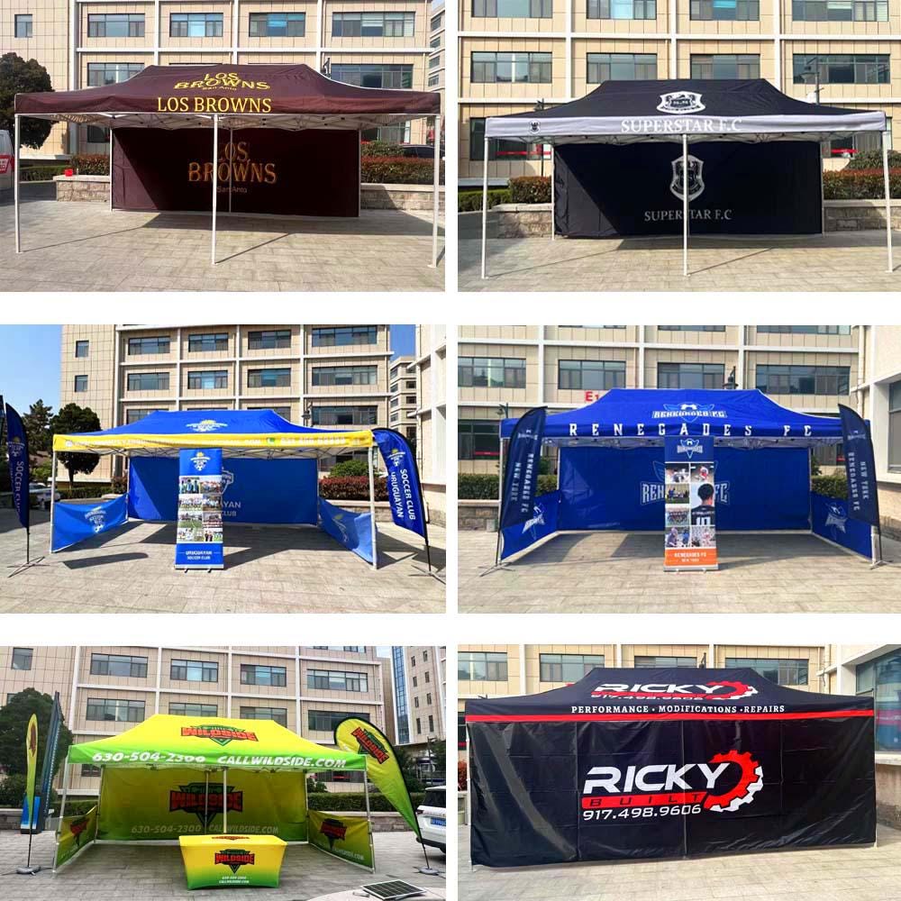 Heavy Duty Custom Tent 10x20 Ft, Personalized Instant Shelter for ...