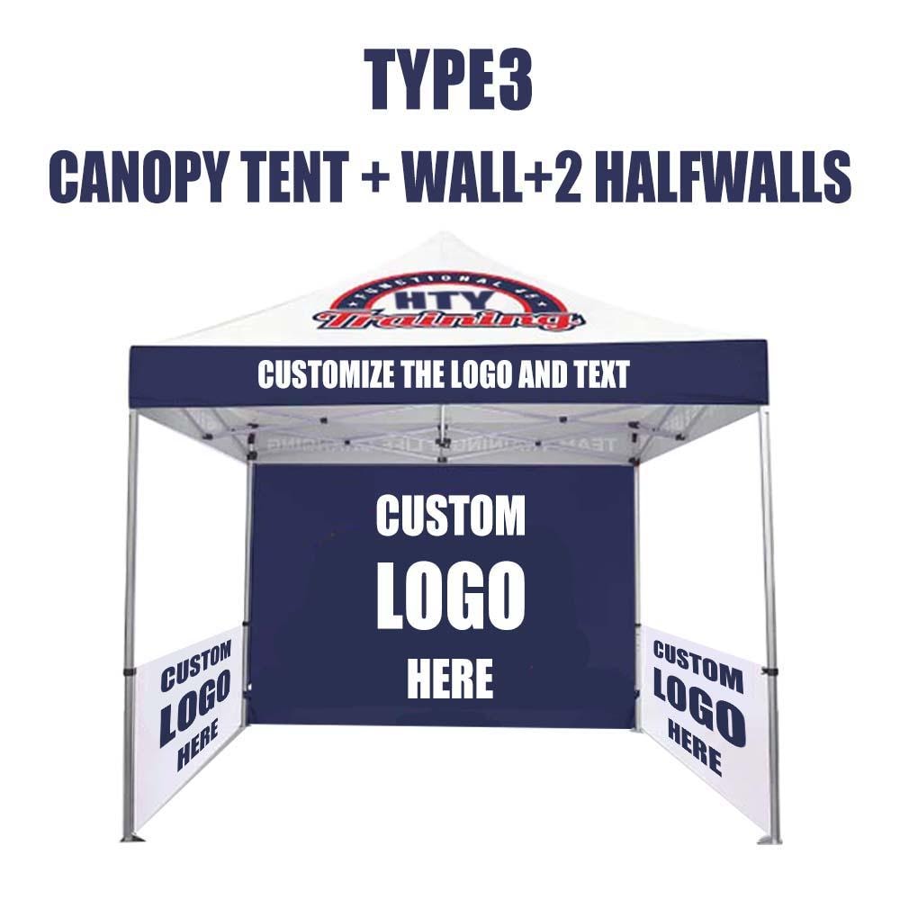 Custom Company Logo Canopy Business Advertising Event Tent 10x10 10x15 ...