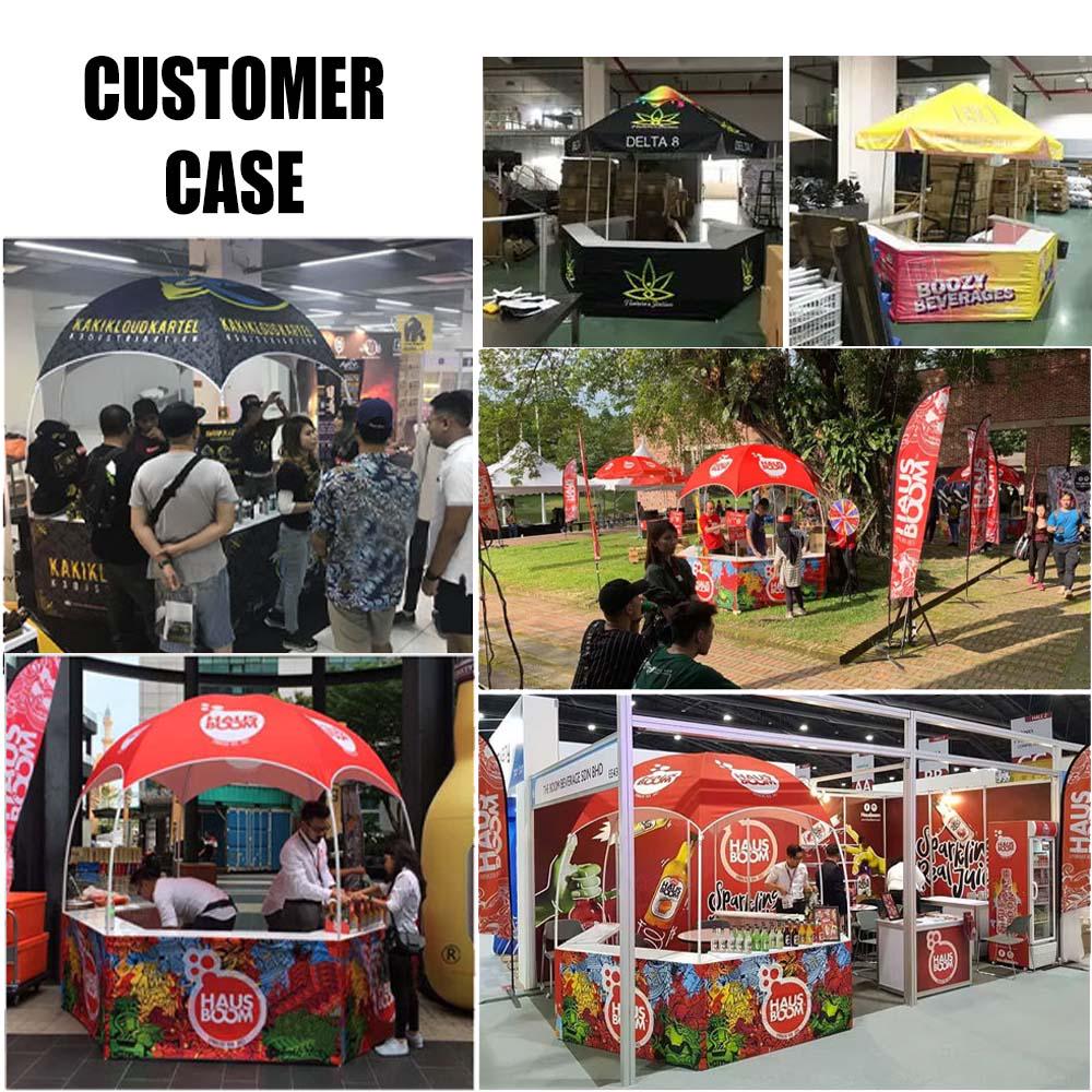 Custom 10'x10' Promotional Booth Dome Event Tent – Waterproof, Summer ...