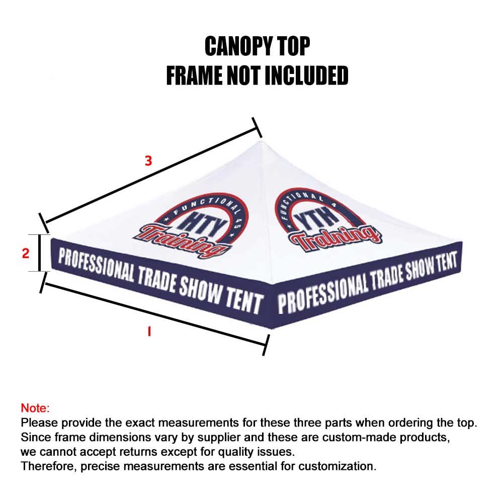 Custom Canopy 10x10 Canopy Tent With Logo Personalized Trade Show Tents ...