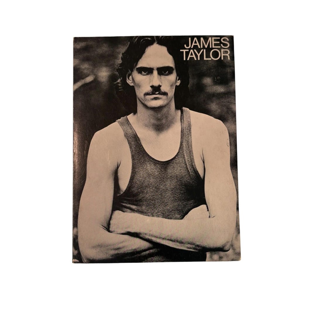 Vintage 1970 James Taylor Songbook Big 3 Music Corp Sheet Music Lyrics ...