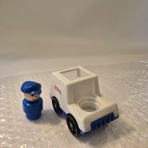 Fisher Price Little People Mail Truck and Mailman - Etsy