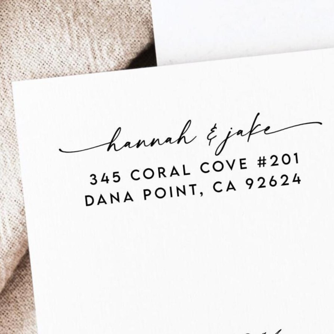 Wedding Stamper, Stampers, Wedding Stamp, Address Labels, Label ...