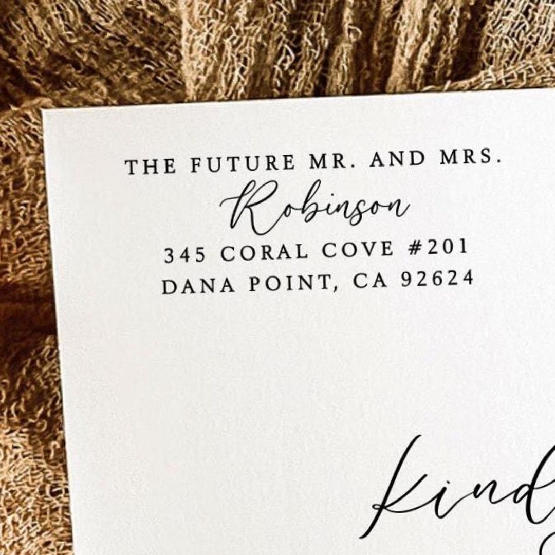 Wedding Stamper, Stampers, Wedding Stamp, Address Labels, Label ...