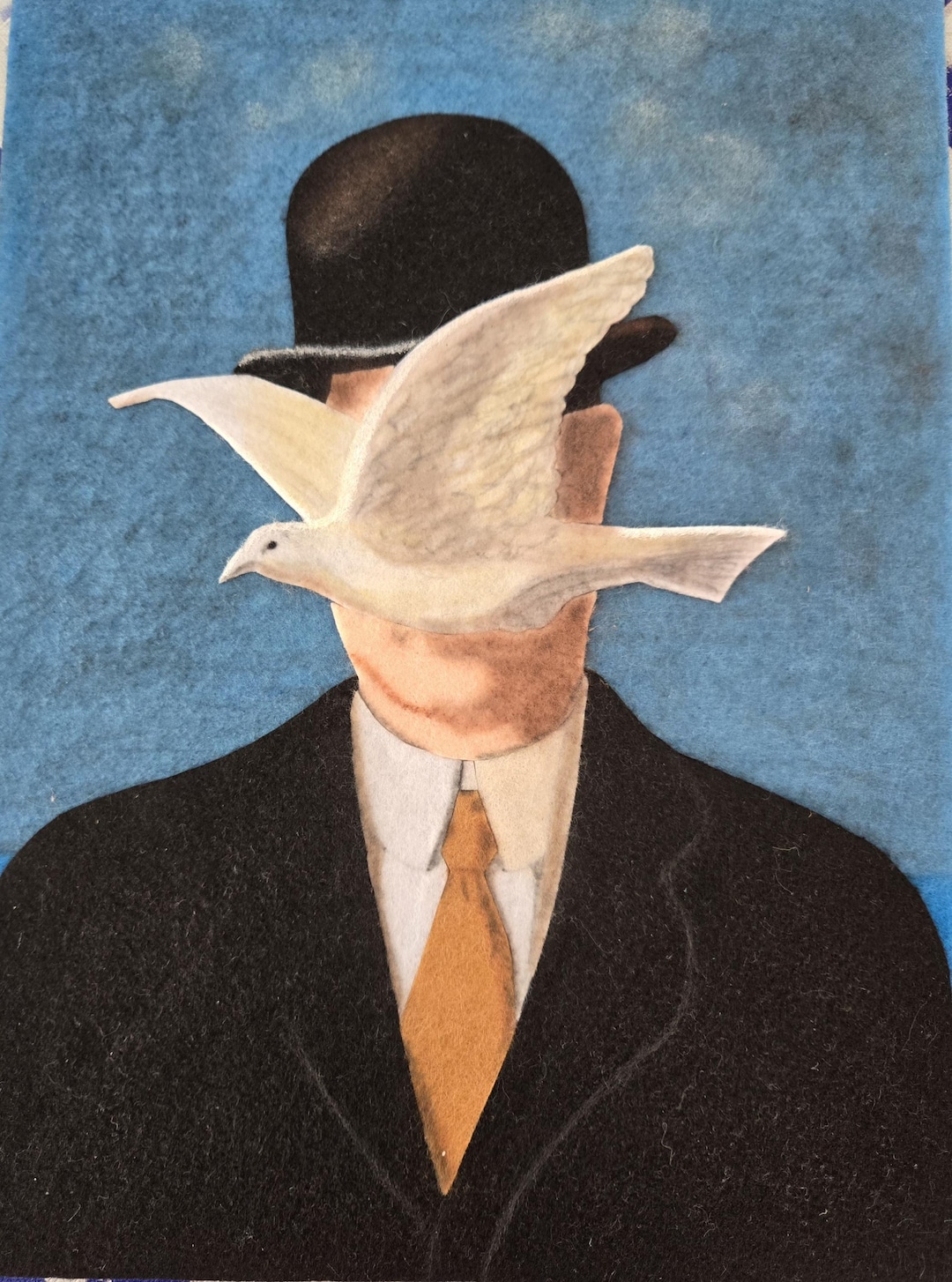 The Man in the Bowler Hat by Rene Magritte - Etsy UK