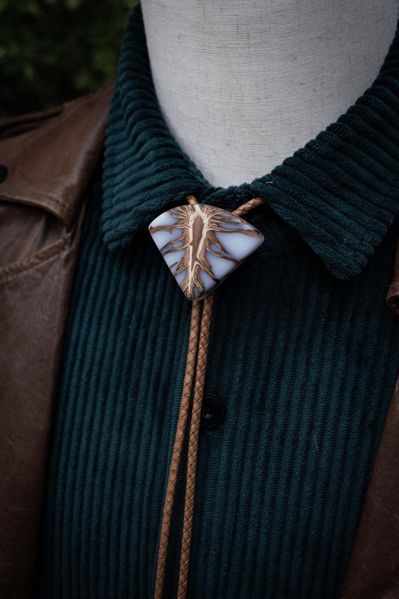 Original Bolo Tie Made From Pine Cone Natural Western Mens Bolo Tie ...
