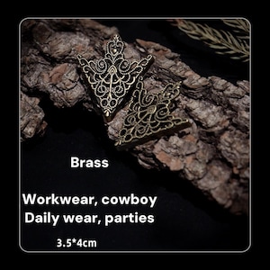 Western Collar Tips Triangle Shirt Pins, Vintage Collar Pins, Collar ...