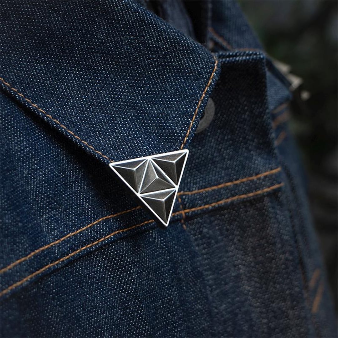 Vintage Handmade Collar Clip Triangle Collar Pin Collar Tip Accessory ...