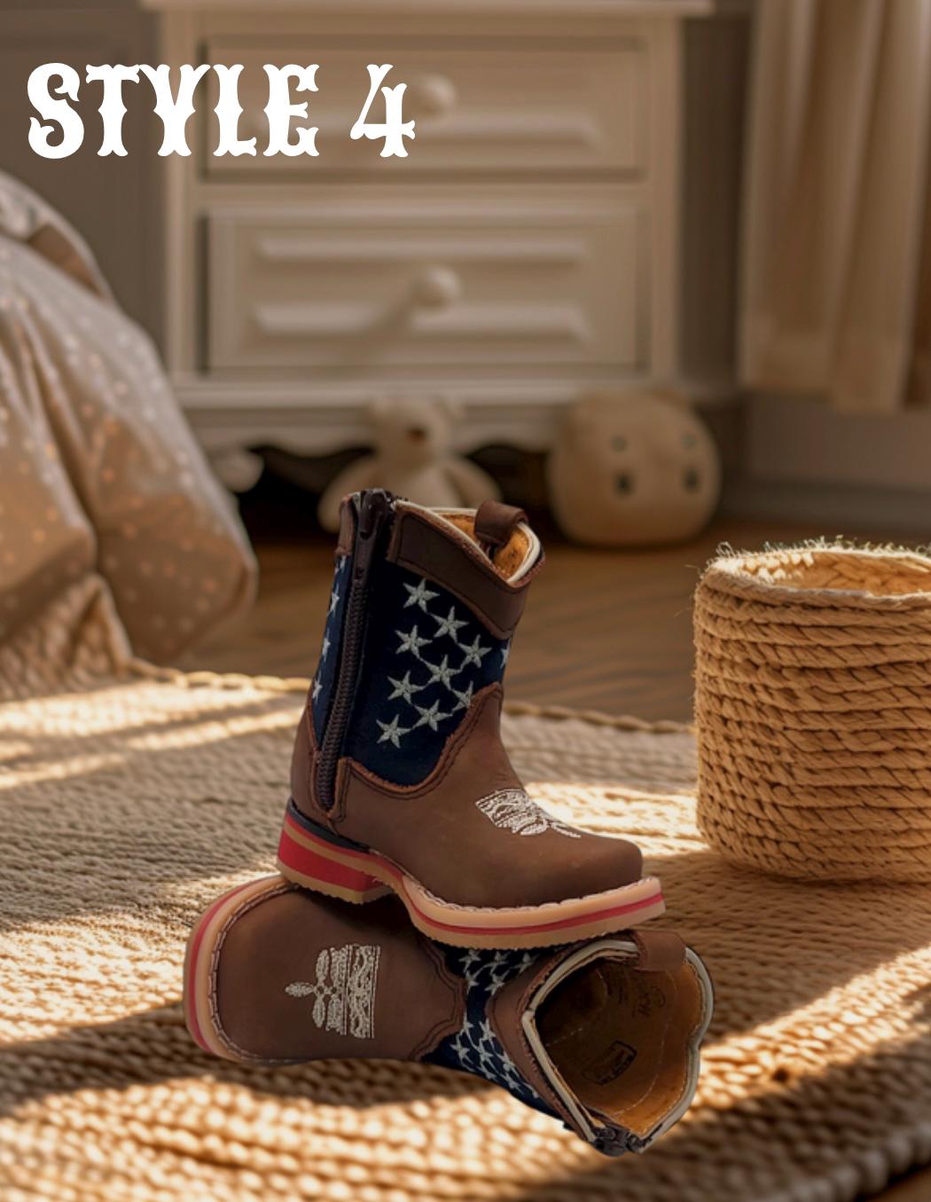 Baby Genuine Leather Cowboy Boots - Etsy