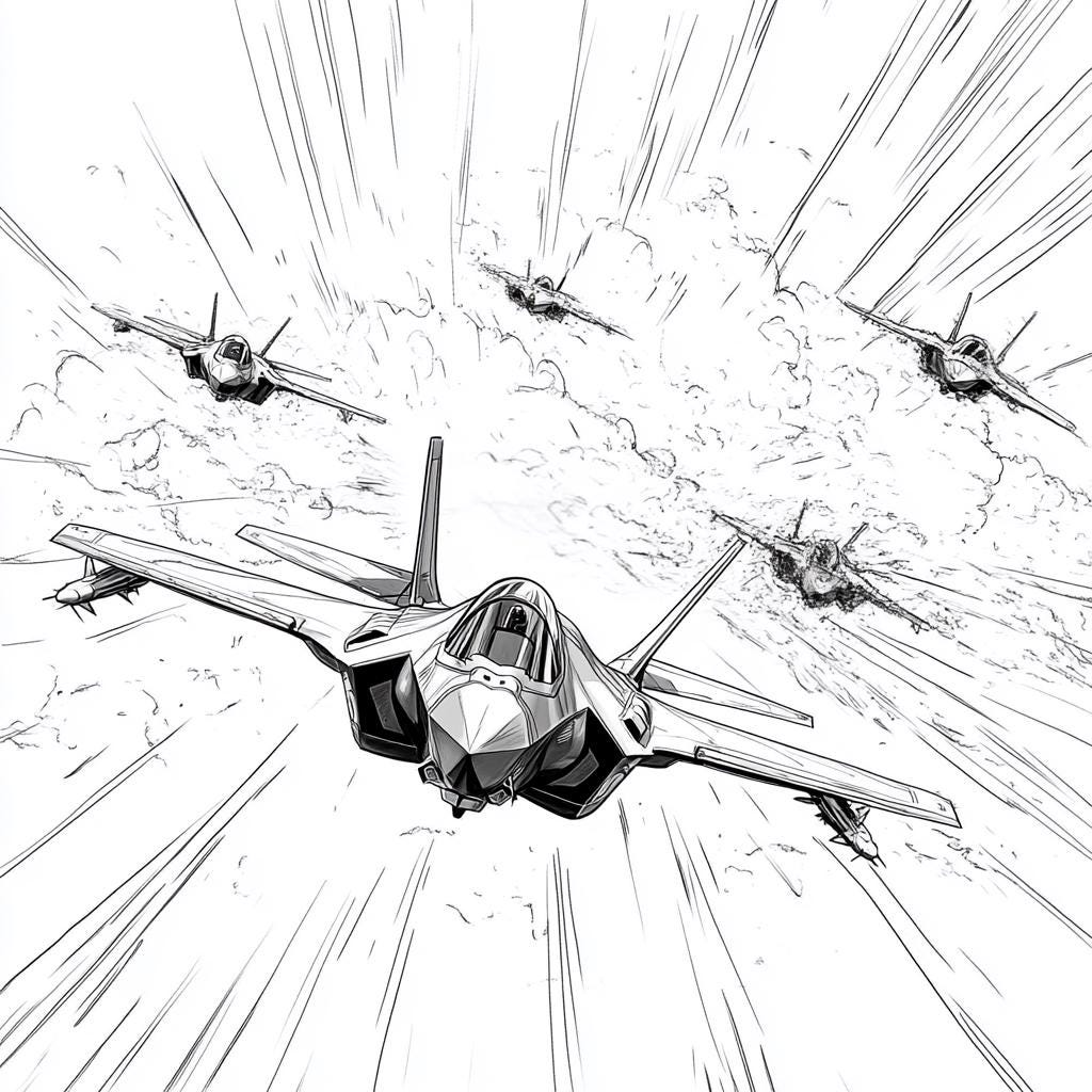 10 Fighter Pilot Themed Coloring Printables- Instant Download. - Etsy