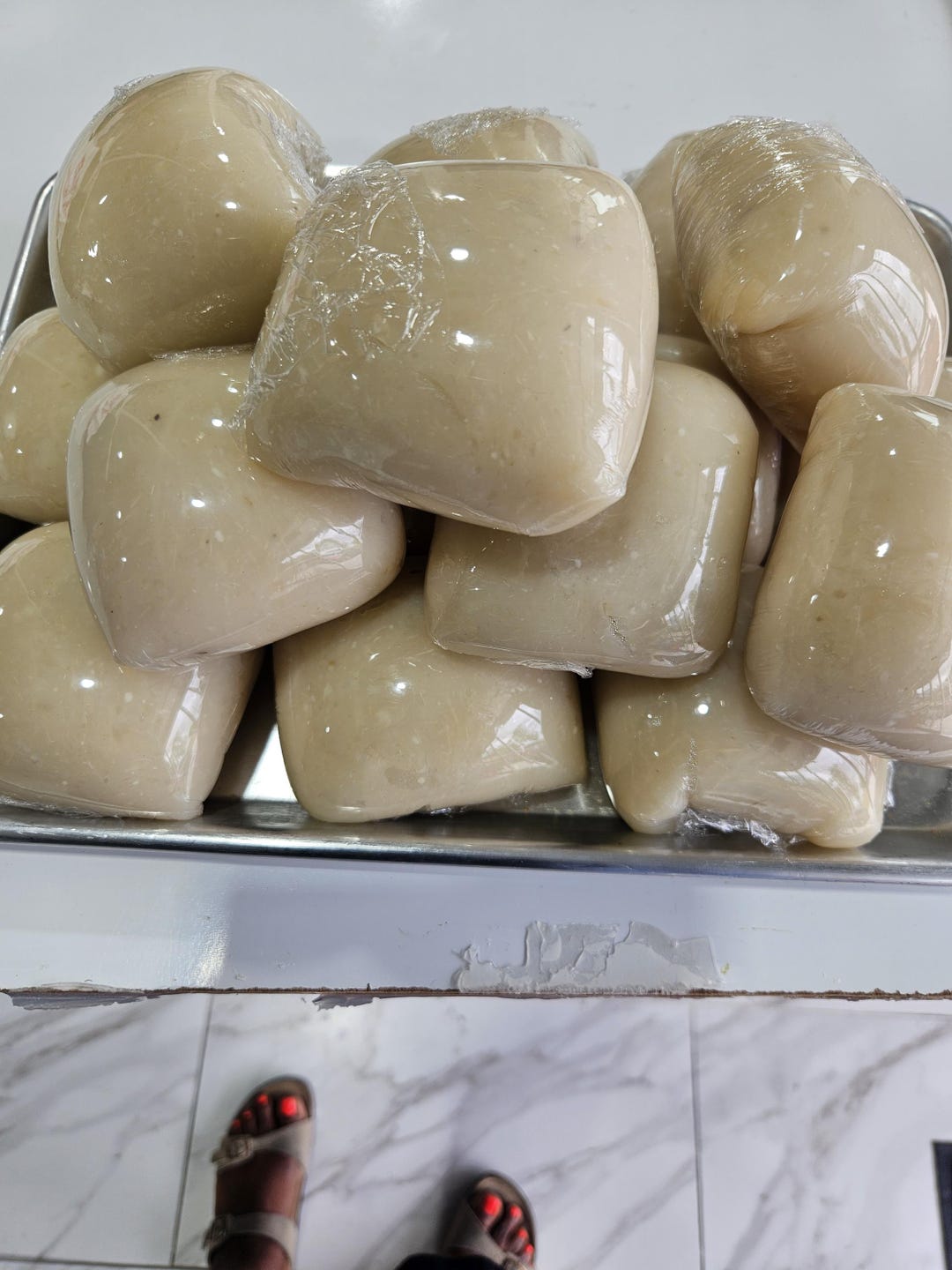 Cassava Fufu, Akpu(6 Pieces) - Etsy