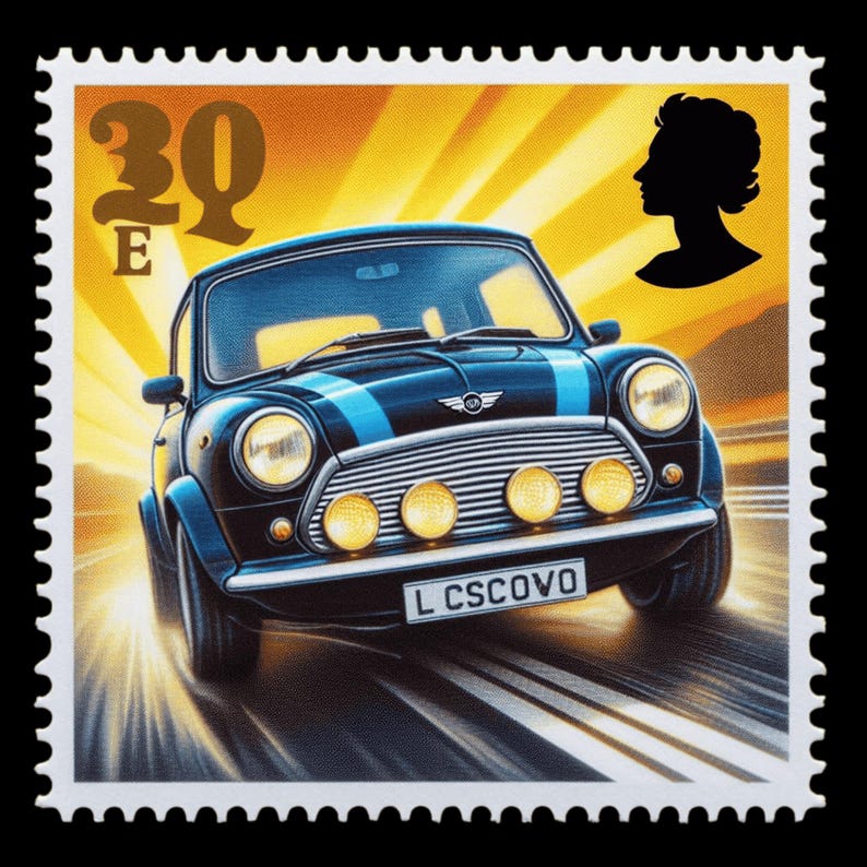 Mini Cooper Stamp Bundle – 15 Classic & Modern Minis | 1 Full Sheet of ...
