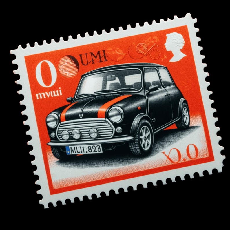 Mini Cooper Stamp Bundle – 15 Classic & Modern Minis | 1 Full Sheet of ...
