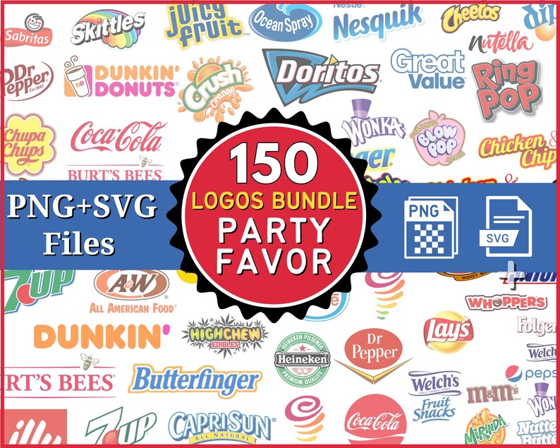 150+ Party Favor Logos, Party Favor Logos, Party Favor Stickers ...