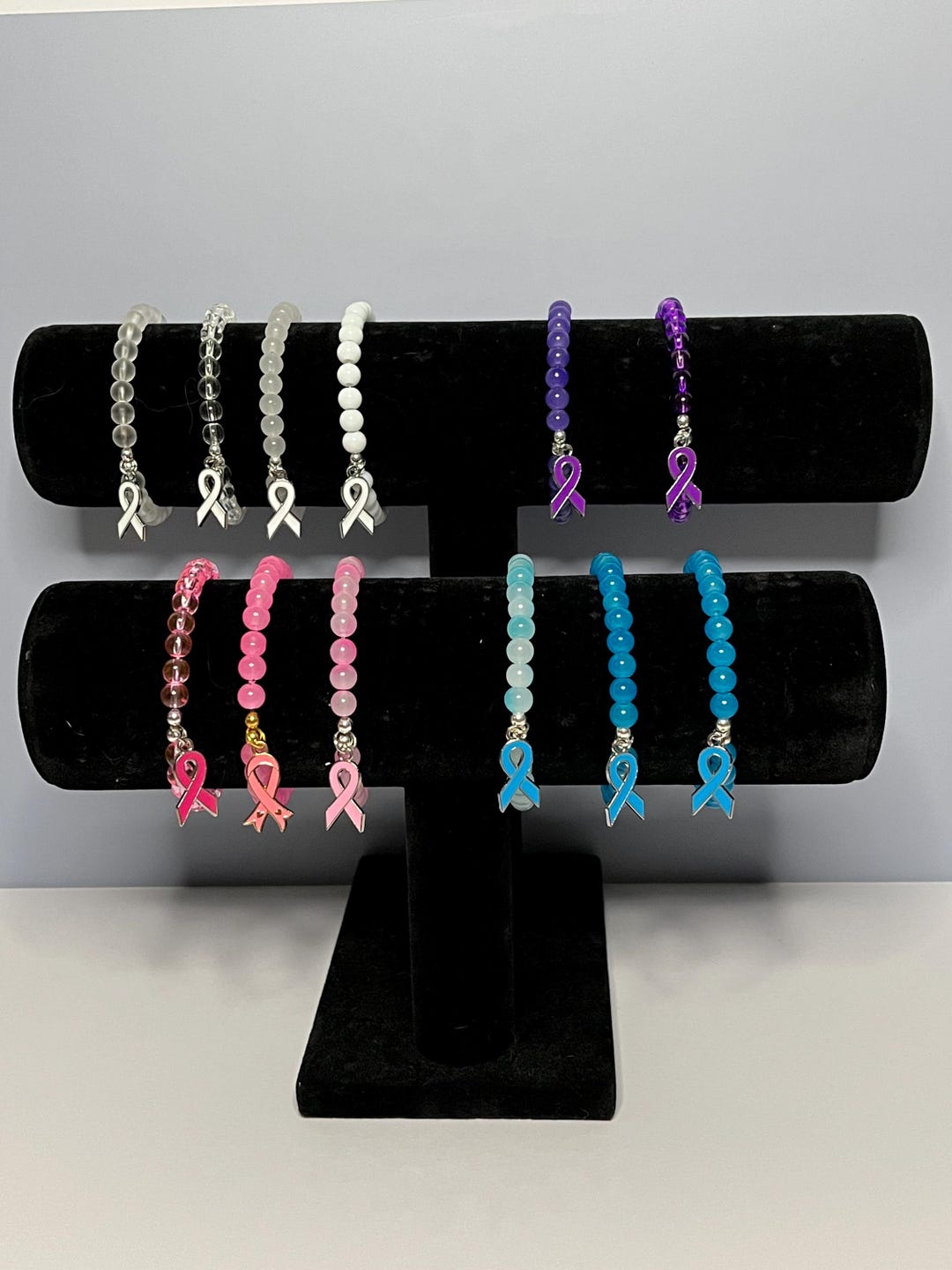 Cancer Awareness Colored 6 Inch Bracelets - Etsy