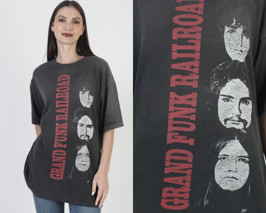 Grand Funk Railroad T-shirt, the American Band Tee, Vintage Double ...
