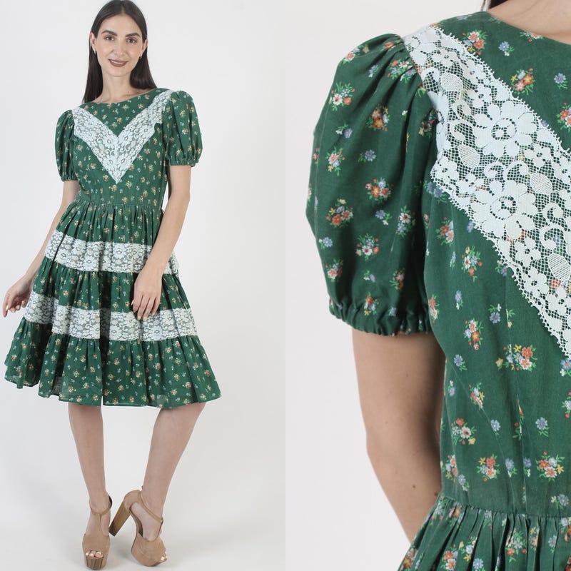 Calico Dress - Etsy