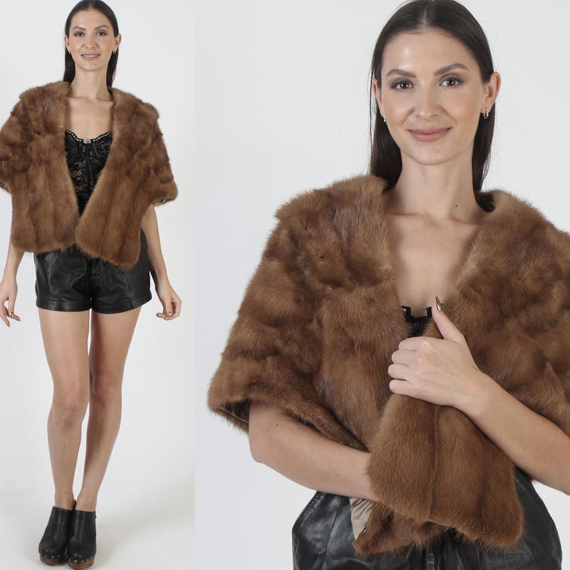 Vintage Mink Stole - Etsy