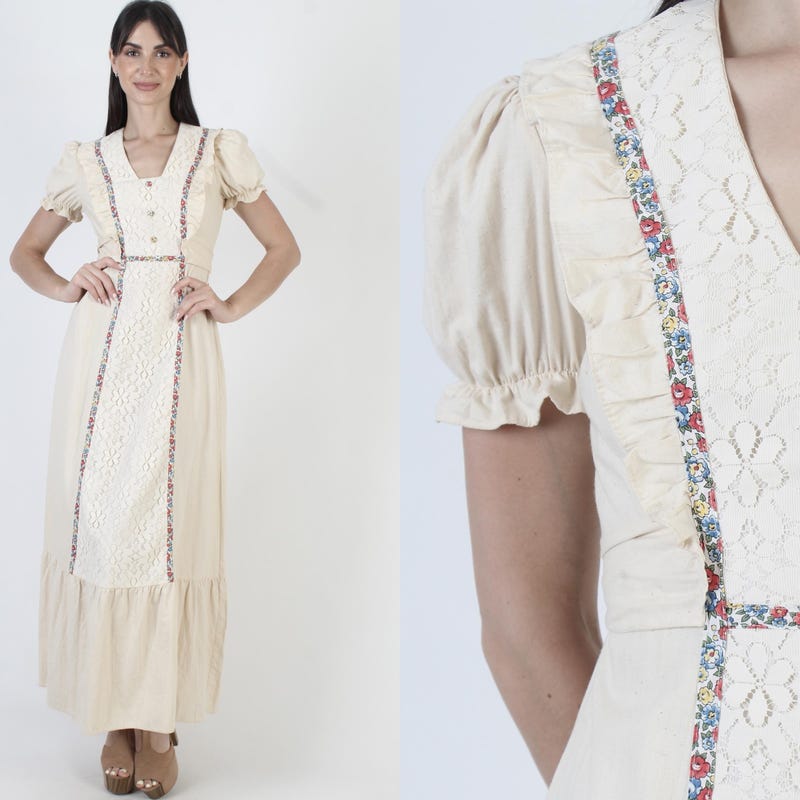 Prairie Style Dress - Etsy