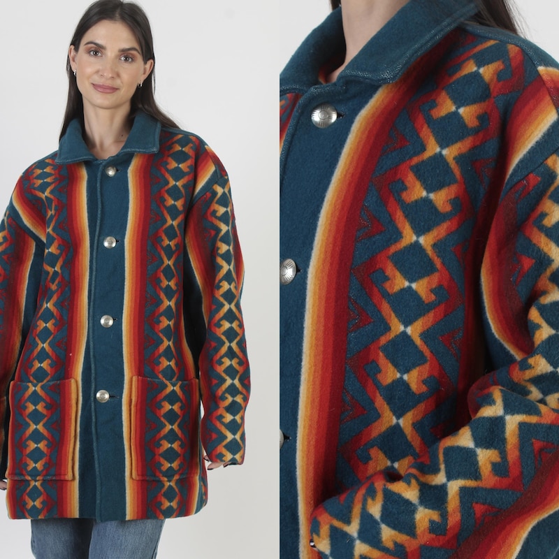 Pendleton Bomber Coat - Etsy