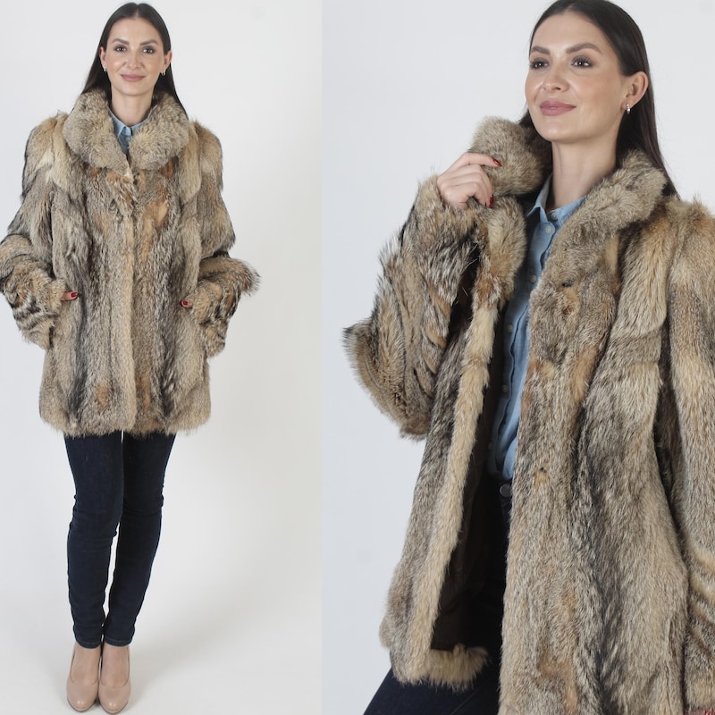 Red Fox Fur Coat - Etsy