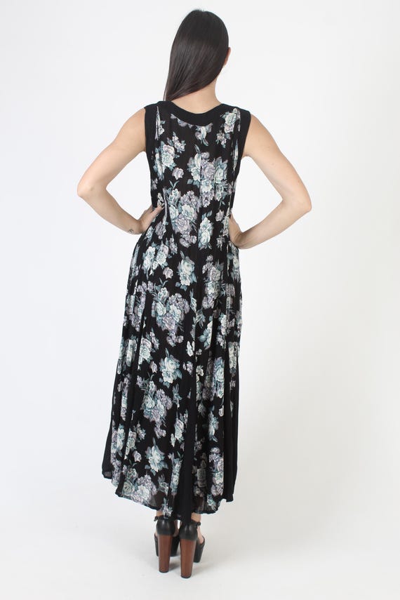 Starina 90s Grunge Maxi Dress Full Skirt Festival Sun… - Gem