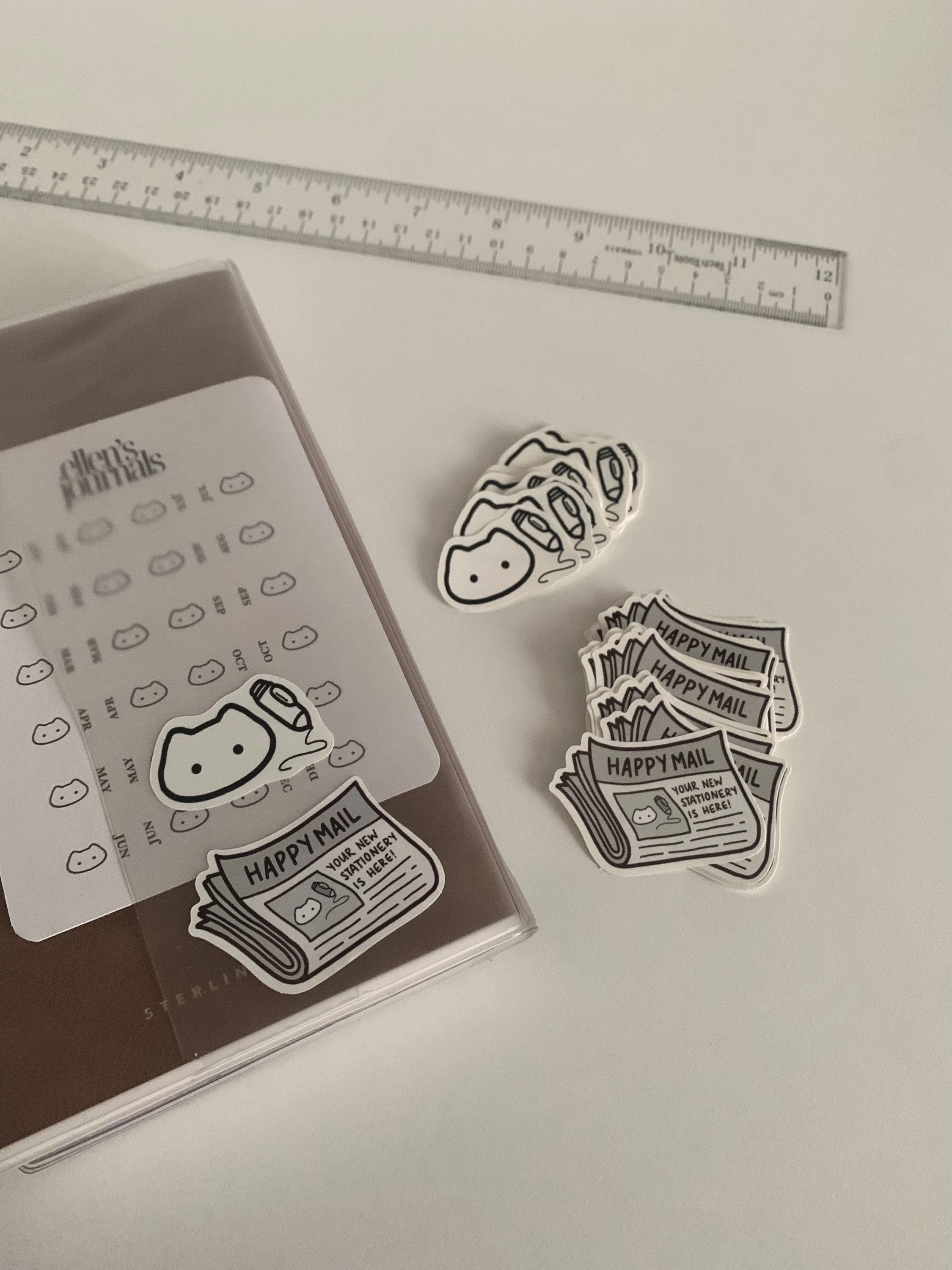 Newspaper - Vinyl Sticker - Etsy