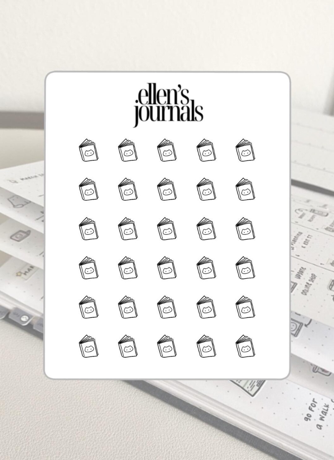 Open Book Stickers - Etsy