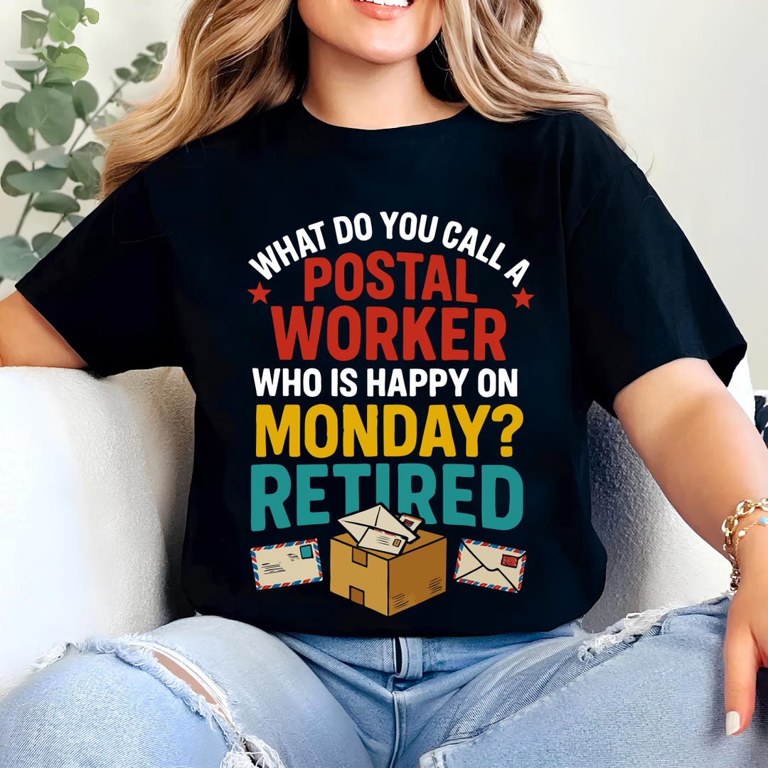 USPS Postal Worker T-shirt PNG, EPS | Mailman Shirt Design - Etsy