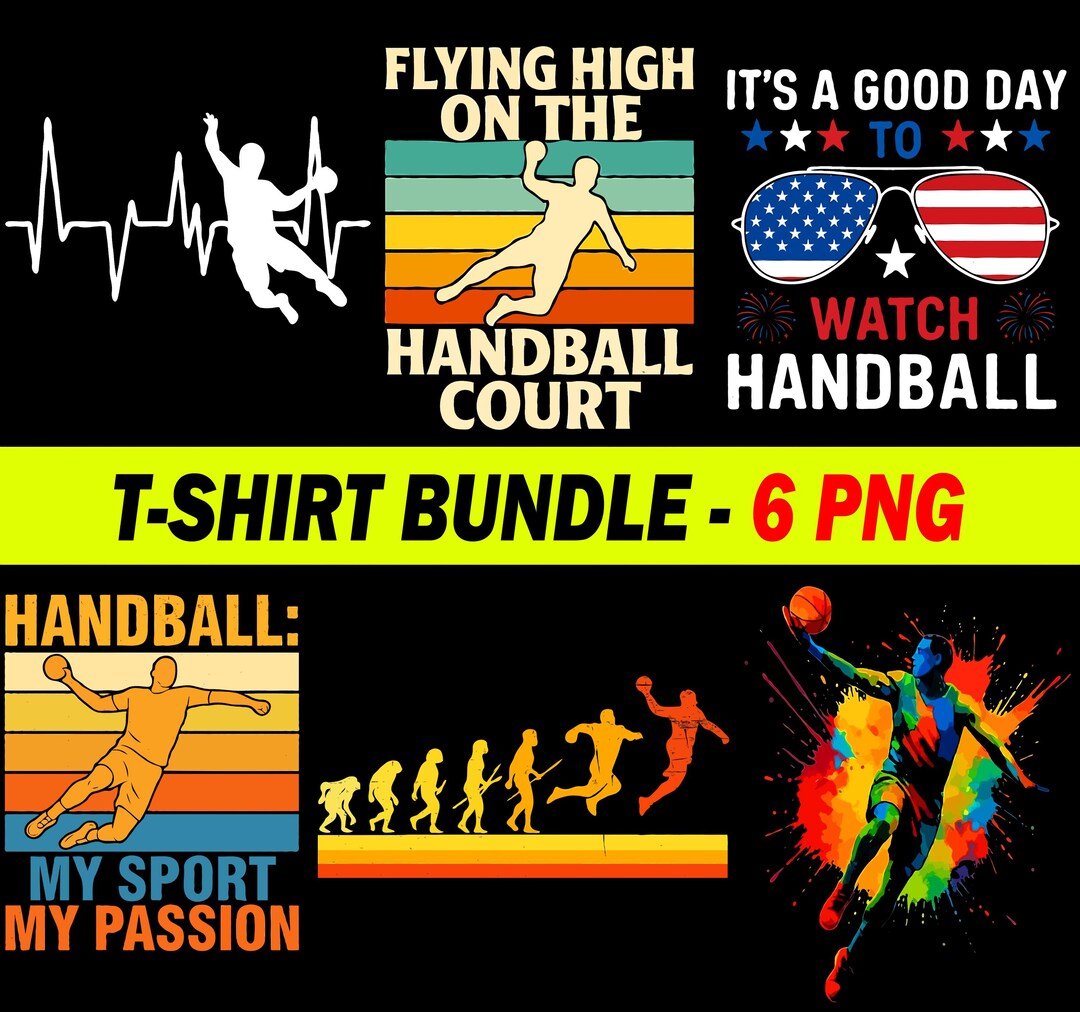 Handball Player PNG, Digital Design for Shirt, Printable Sublimation ...