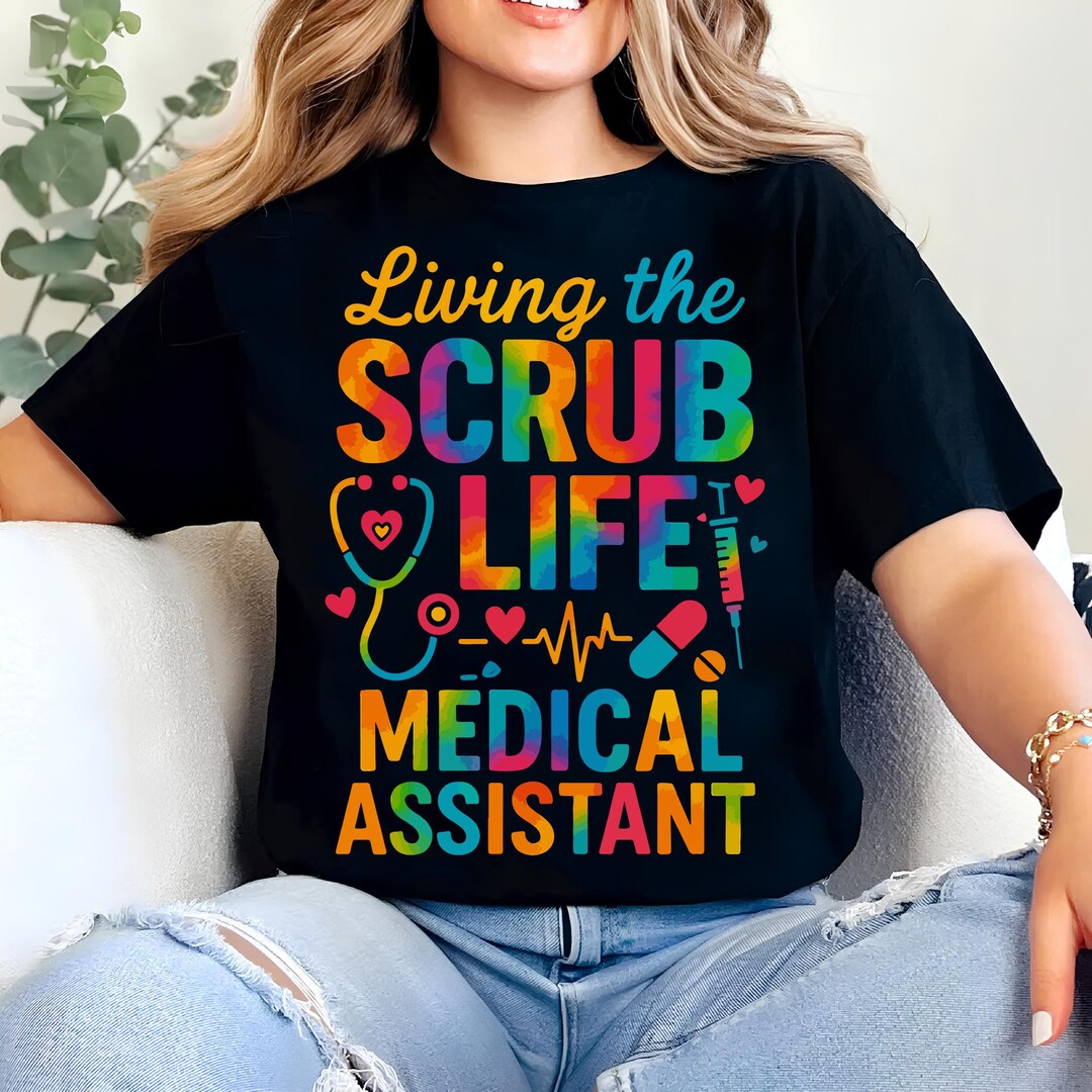 Medical Assistant T-shirt PNG, EPS, SVG | Healthcare Worker Clipart - Etsy
