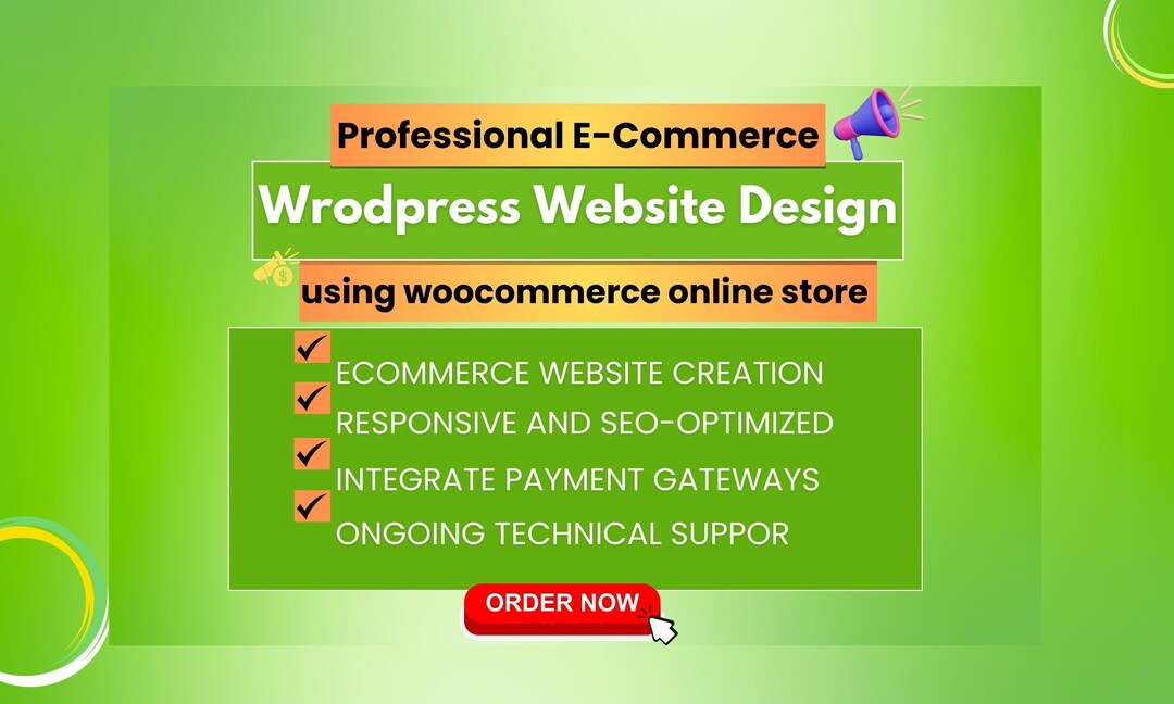Responsive Wordpress Ecommerce Website Design Using Woocommerce For