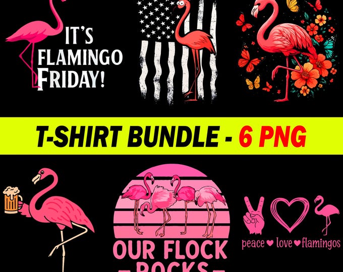 Beach Flamingo Friends Png/clipart - Etsy Canada