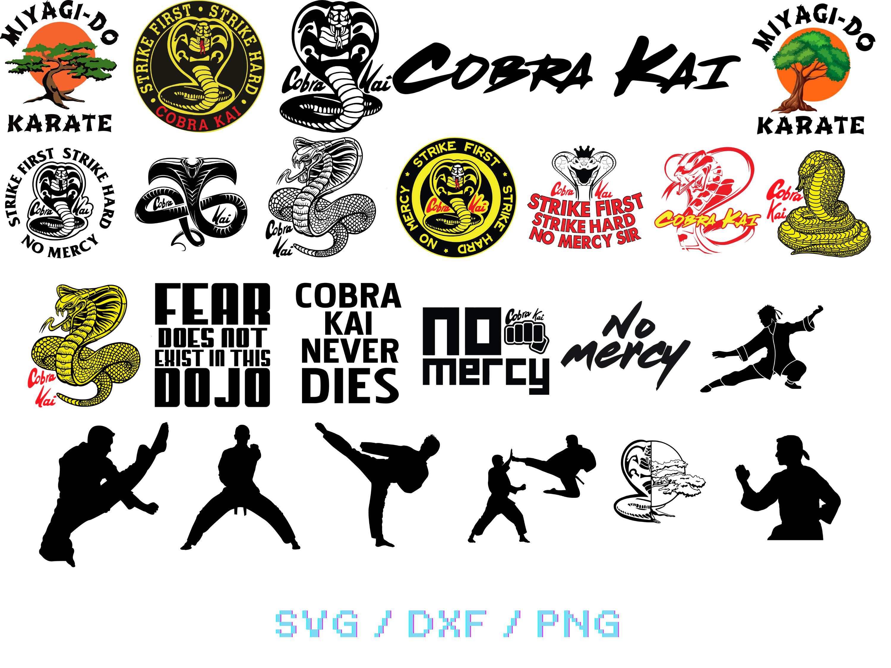 Cobra Kai SVG Bundle, Karate Kid Vector, Miyagi Do, Eagle Fang Dojo ...