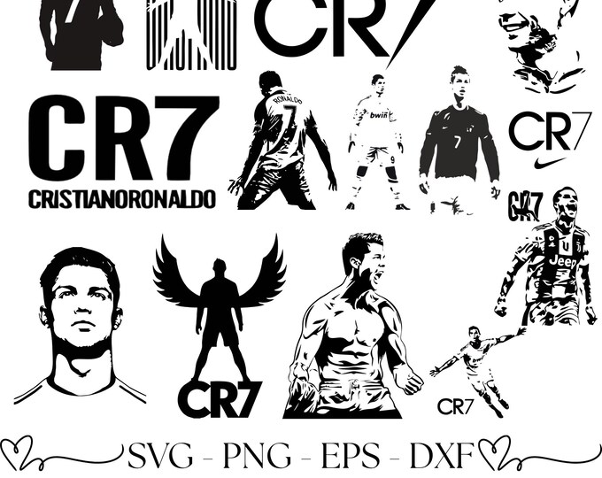 Cristiano Ronaldo Vector Design .SVG .PNG - Etsy Canada