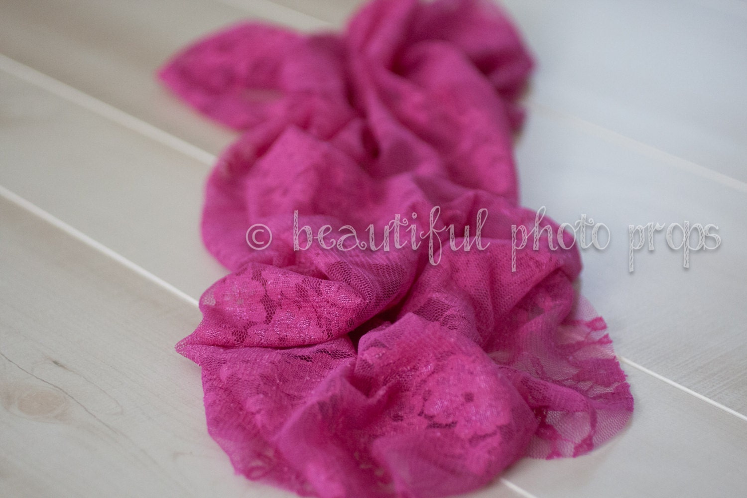 Stretch Lace Wrap Fuschia Hot Pink Newborn Photography Prop Baby ...