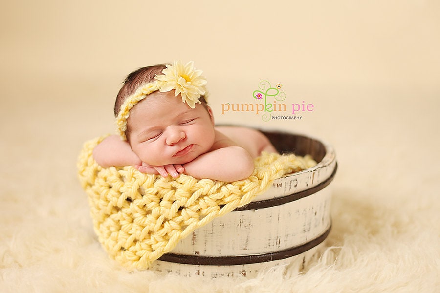 Buttercup Newborn Baby Blanket Photo Prop - Etsy