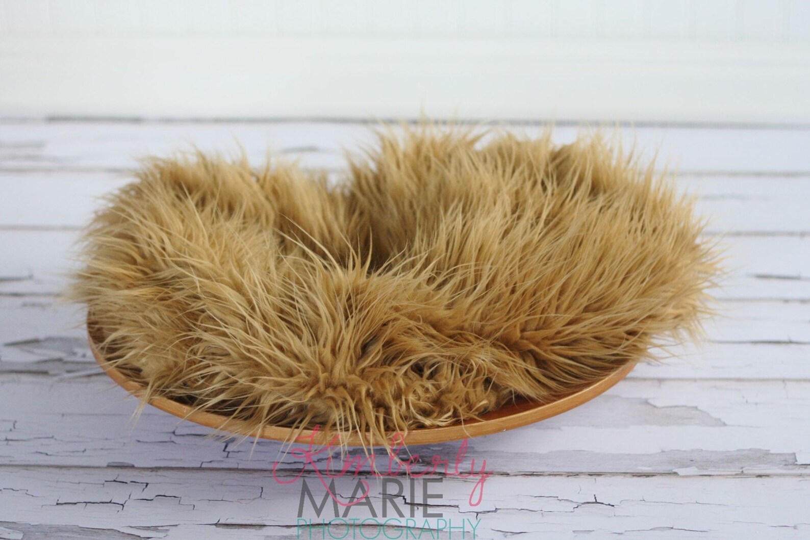 Caramel Brown Mongolian Faux Fur Rug Nest Photography Photo - Etsy