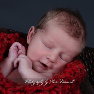 Newborn Baby Cocoon in Red - Etsy