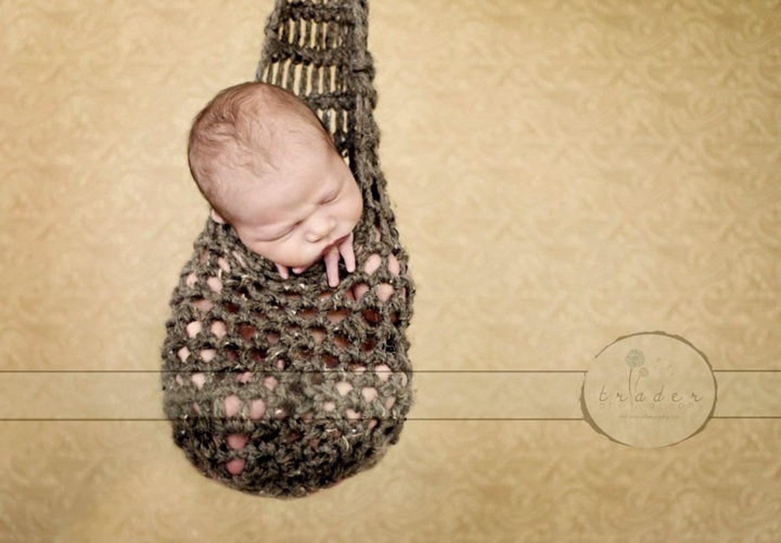 Hanging Infant Newborn Stork Sack Pod Swing Professional Photography ...